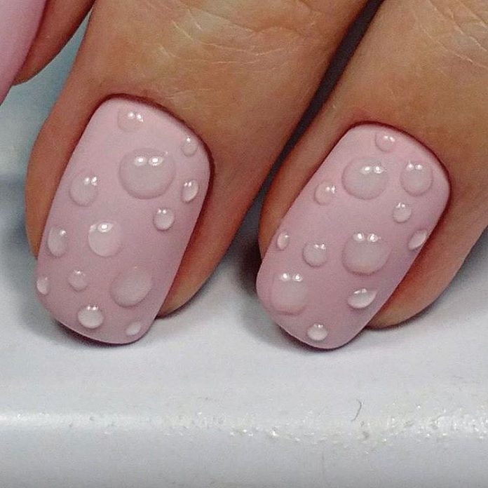 Water Drop Nails: How to Do Water Droplet Nail Art - LadyLife