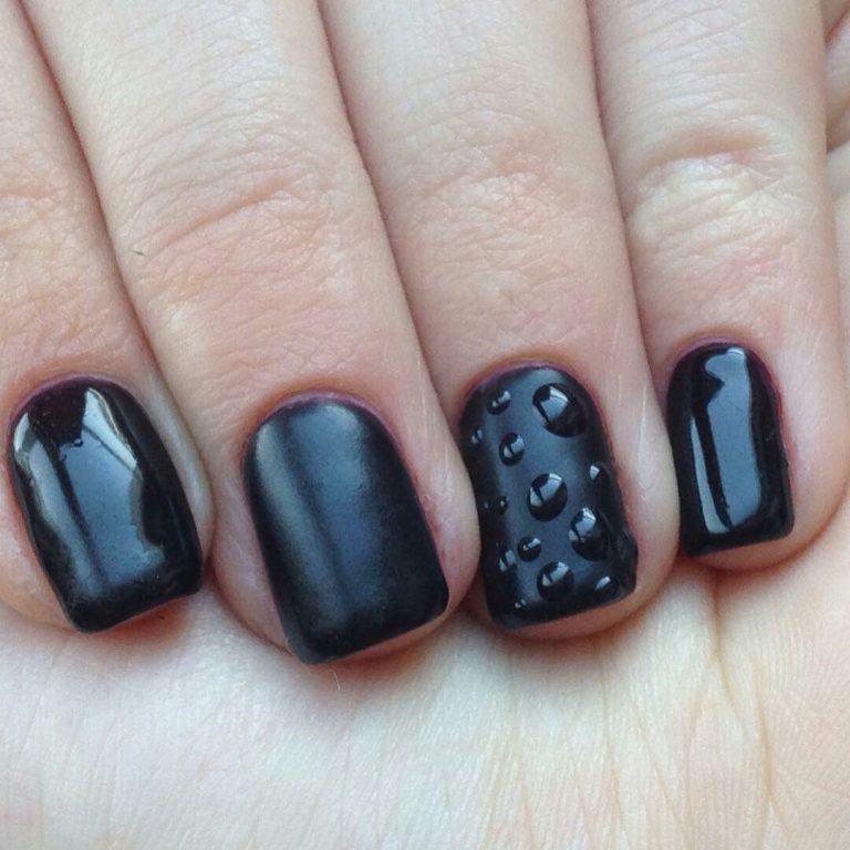 Water Drop Nails: How to Do Water Droplet Nail Art - LadyLife