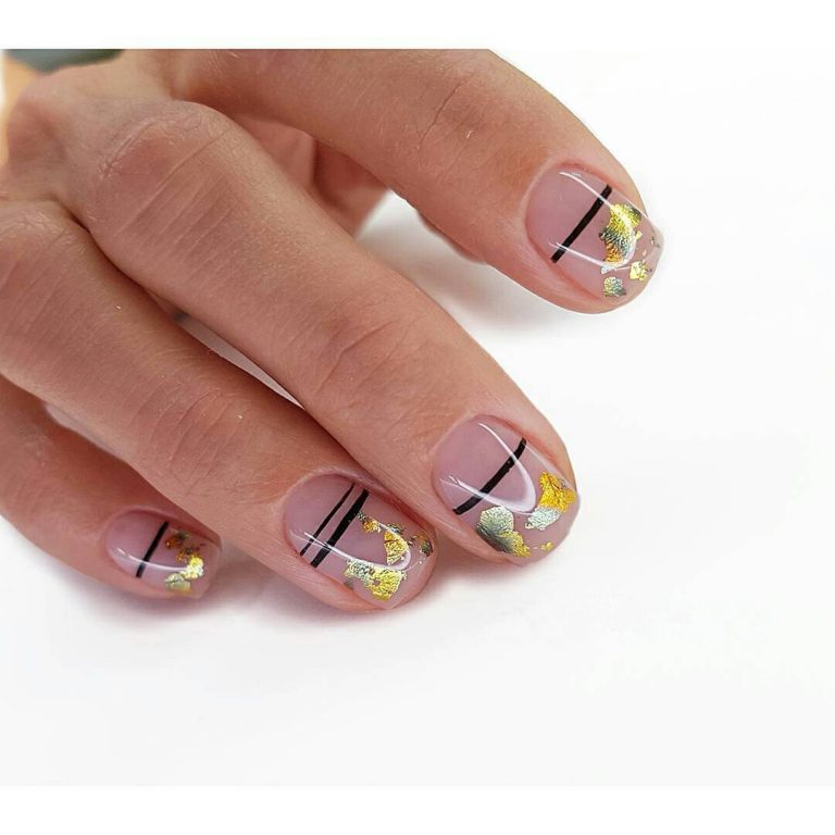 Geometric Nail Art: Beautiful Design with Tutorial - LadyLife