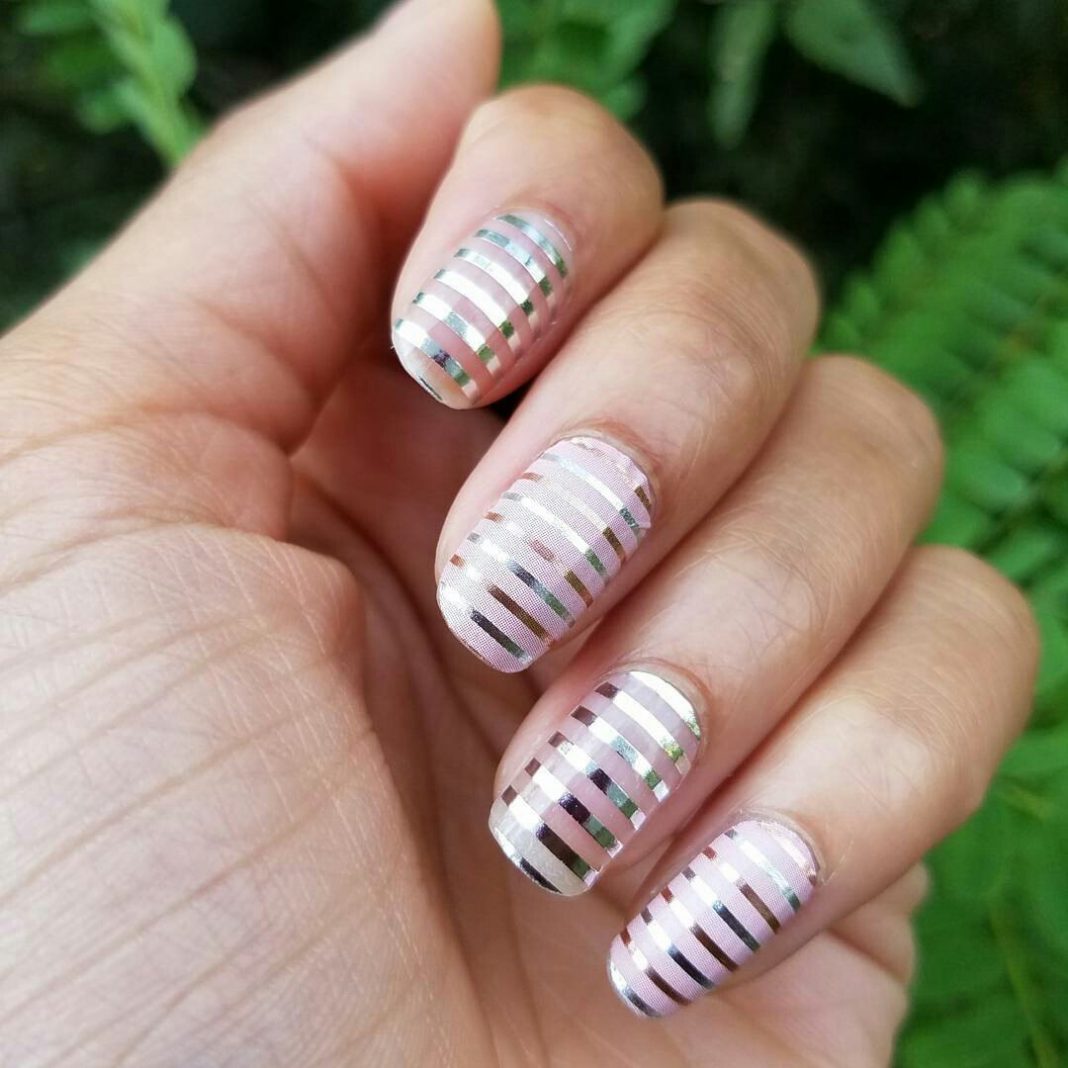 Geometric Nail Art: Beautiful Design with Tutorial - LadyLife