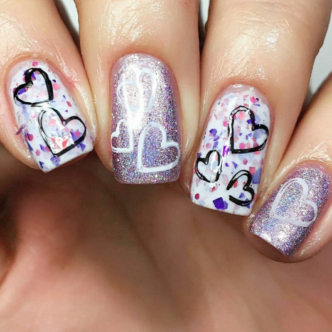 100 Best Valentine`s Day Nail Designs Ideas You Will Love | LadyLife