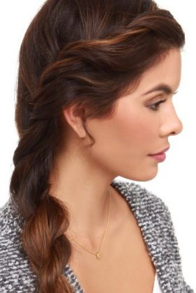 Twisted Side Braid: Side Twisted Hairstyles [with Tutorial] - LadyLife
