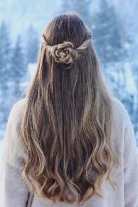 18 Best Rose Hairstyles Ideas for Long Hair [with Tutorial] - LadyLife