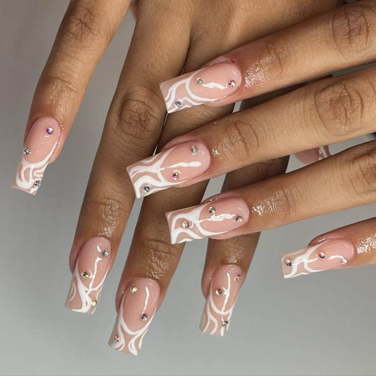 Swirl Nail Designs: 120+ Best Nail Art Ideas with Swirls - LadyLife