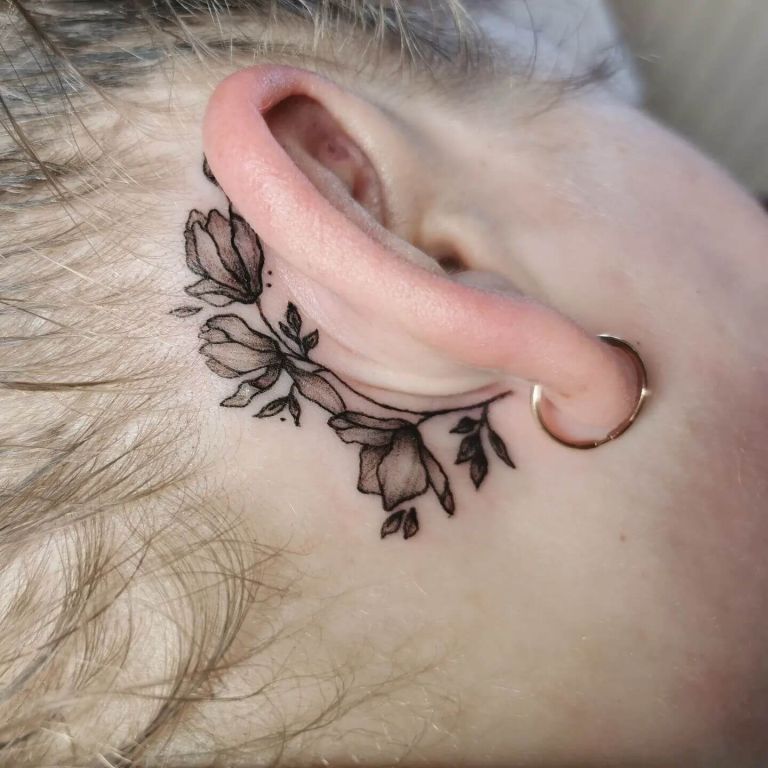 Behind the Ear Tattoos for Women: Top 55+ Designs Ideas - LadyLife