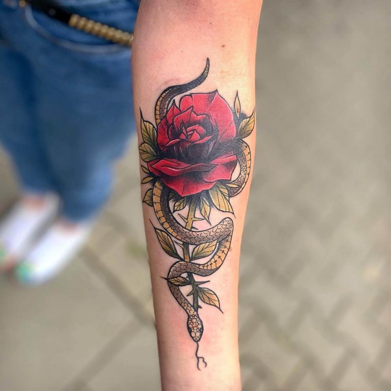 Snake Tattoos For Women: 70+ Best Ideas [with Meaning] - LadyLife