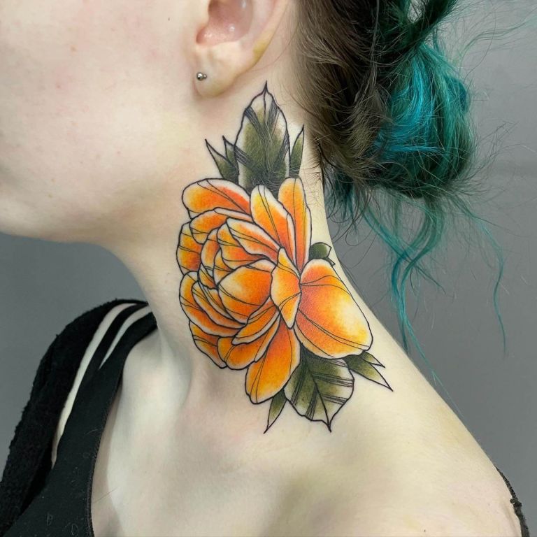 Neck Tattoos for Women: 110+ Best Design Ideas for Females - LadyLife