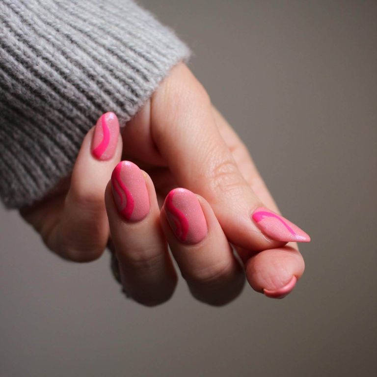 Swirl Nail Designs: 120+ Best Nail Art Ideas with Swirls - LadyLife