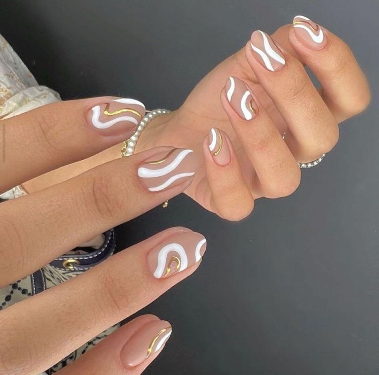Swirl Nail Designs: 120+ Best Nail Art Ideas with Swirls - LadyLife